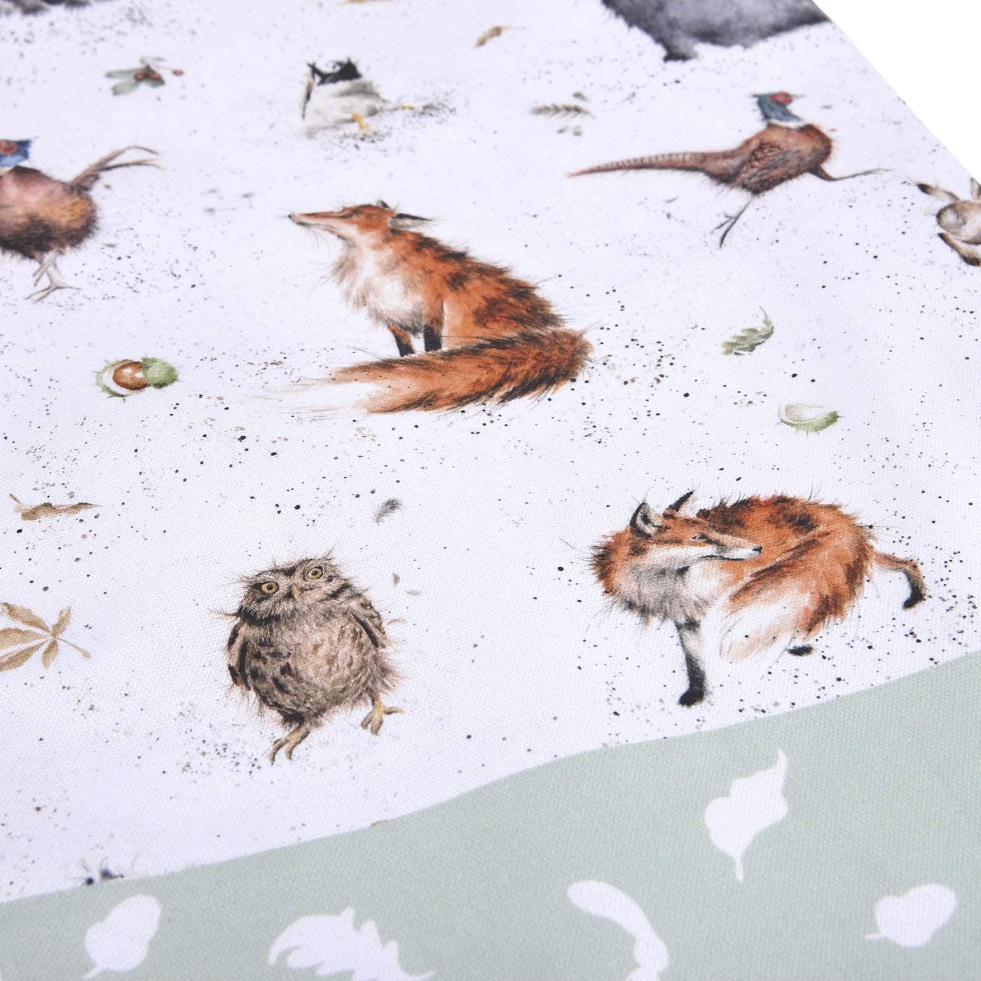 Pimpernel Wrendale Designs Collection Tea Towel | Quick Drying Cotton Dish Towel | Multi-Purpose Absorbent Kitchen Towel with Animal Design | Measures 18β x 29β