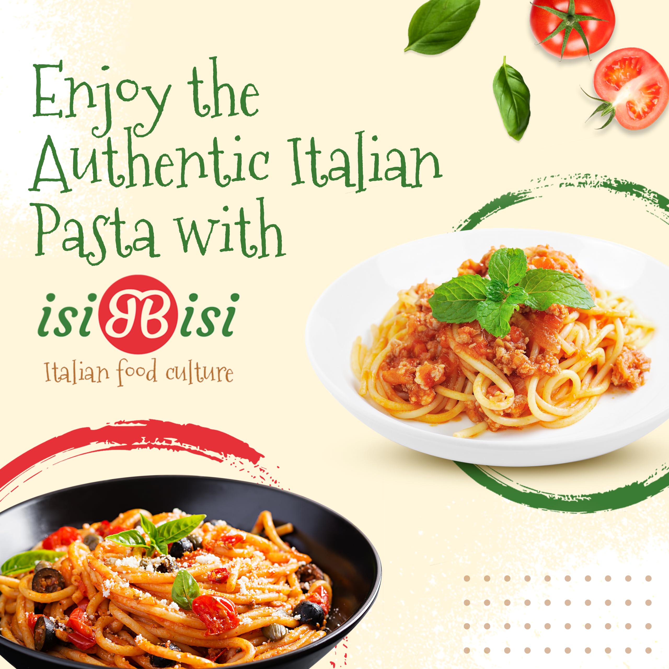 isiBisi Spaghetti Pasta - Organic Pasta Noodles, Authentic Italian Spaghetti - Vegan, Non GMO, Rice and Corn Flour - Made in Italy