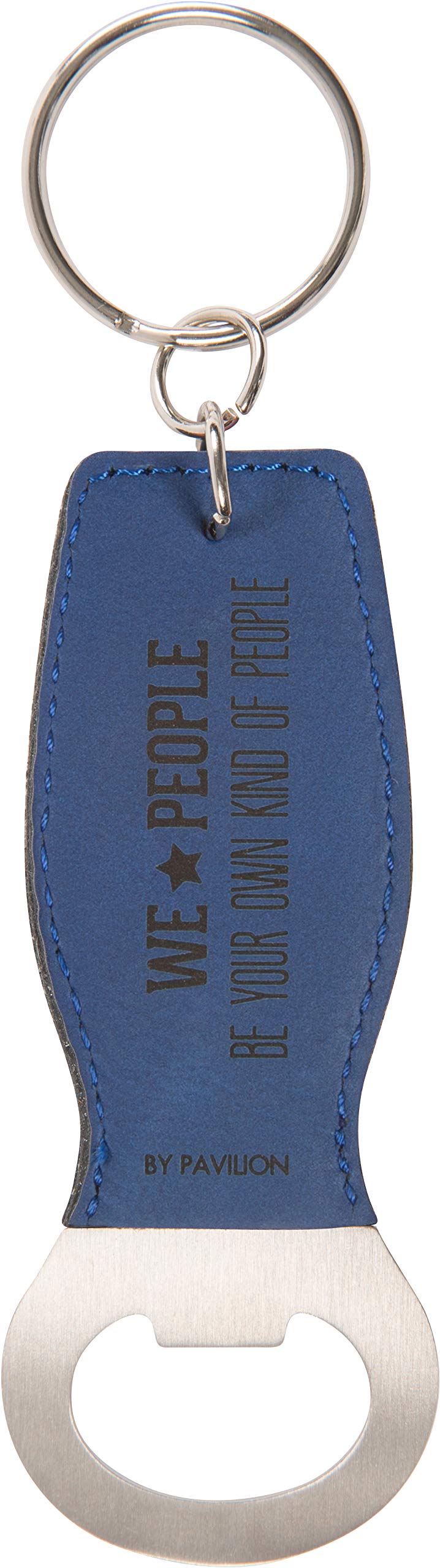 Pavilion Gift Company Beach People-Navy Blue Key Chain Bottle Opener Keyring