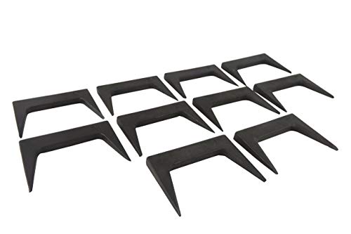 Taytools 500030 Pack of 10 Each 2 Inch Pinch Dogs with Square Back and Tapered Legs