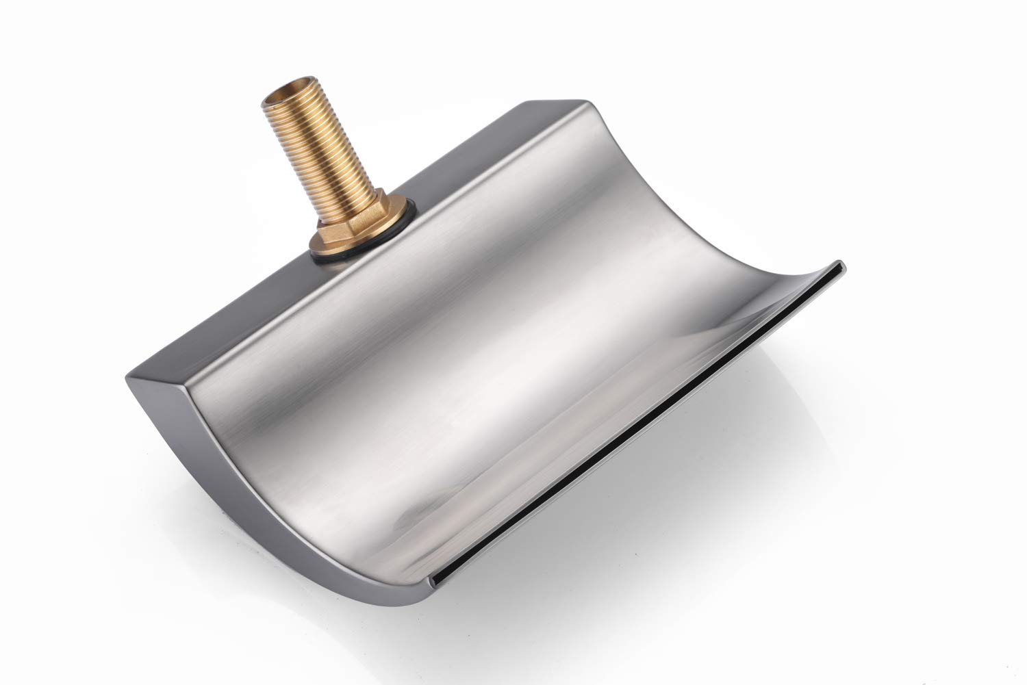 sumerain Roman Tub Faucets Brushed Nickel,Waterfall Spout for High Flow Rate,Include Valve and Trim Set