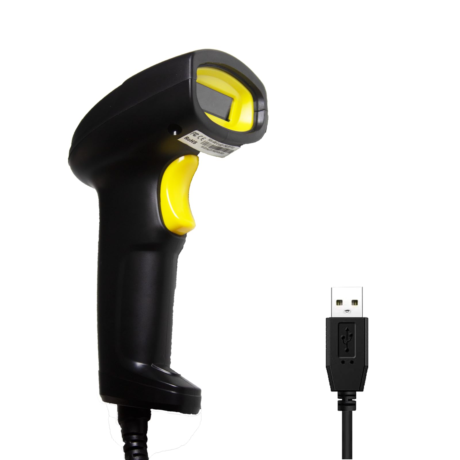WODEMAX 1D 2D Barcode Scanner Wireless and Wired Handheld Barcode Scanner Compact Plug and Play Model Automatic Fast and Precise scanning Suitable for Warehouses, supermarkets, Libraries, etc