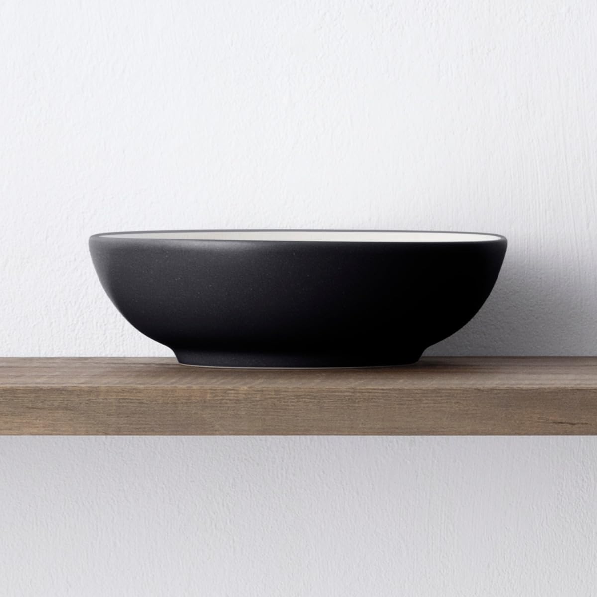 Noritake Colorwave Graphite Bowl, Soup/Cereal, 7", 27 oz., Set of 4 in Black/Graphite