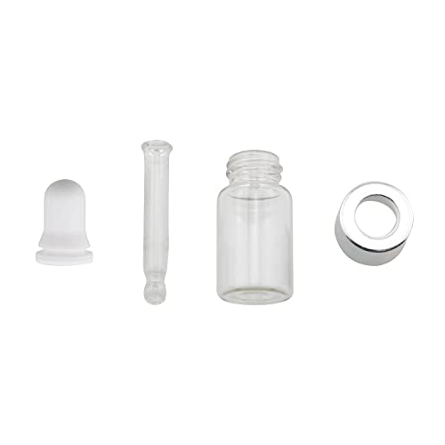 TAODAN Glass Dropper Bottles 10pcs 3ml Clear Glass Vials Sample Dropper Bottle Empty Essential Oils Bottles With Pipettes
