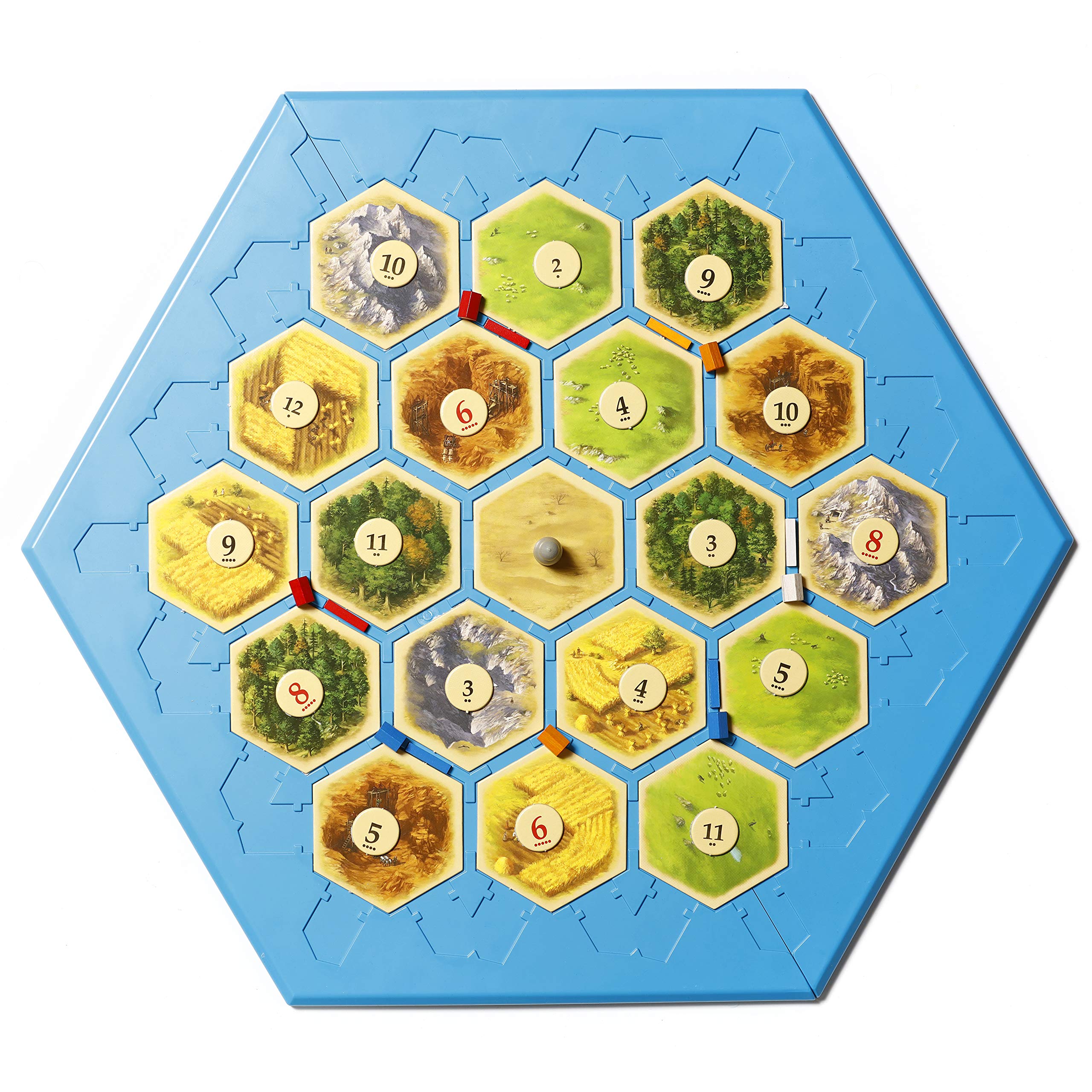 Settlers Organizer Game Board Holder β Hold Your Settlers Pieces in Place β Rigid Plastic Board Designed for Settlers Game