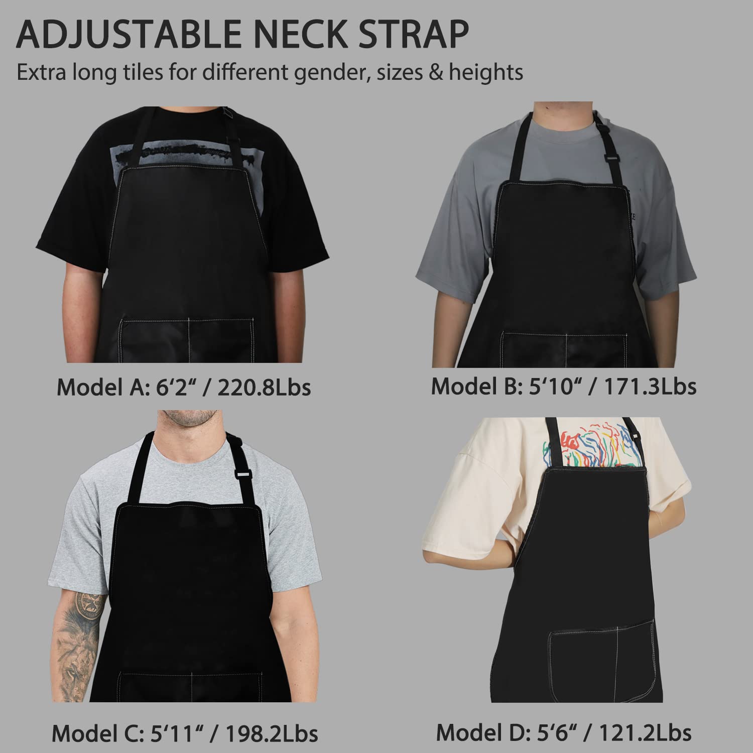 POFULL Funny Cooking Apron with Pocket I'm Baked Too Apron Baking Gift (I'M BAKED Apron)
