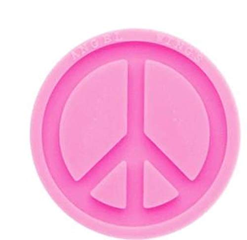 Shiny Peace Sign (NO HOLE) Silicone Mold, Peace Silicone Mold, Peace Fondant Mold,Peace Shape Silicone Mold,Peace Mold,Peace Resin Mold, Peace Mould, Peace Chocolate Mold, Peace Cake Mold,No Hole