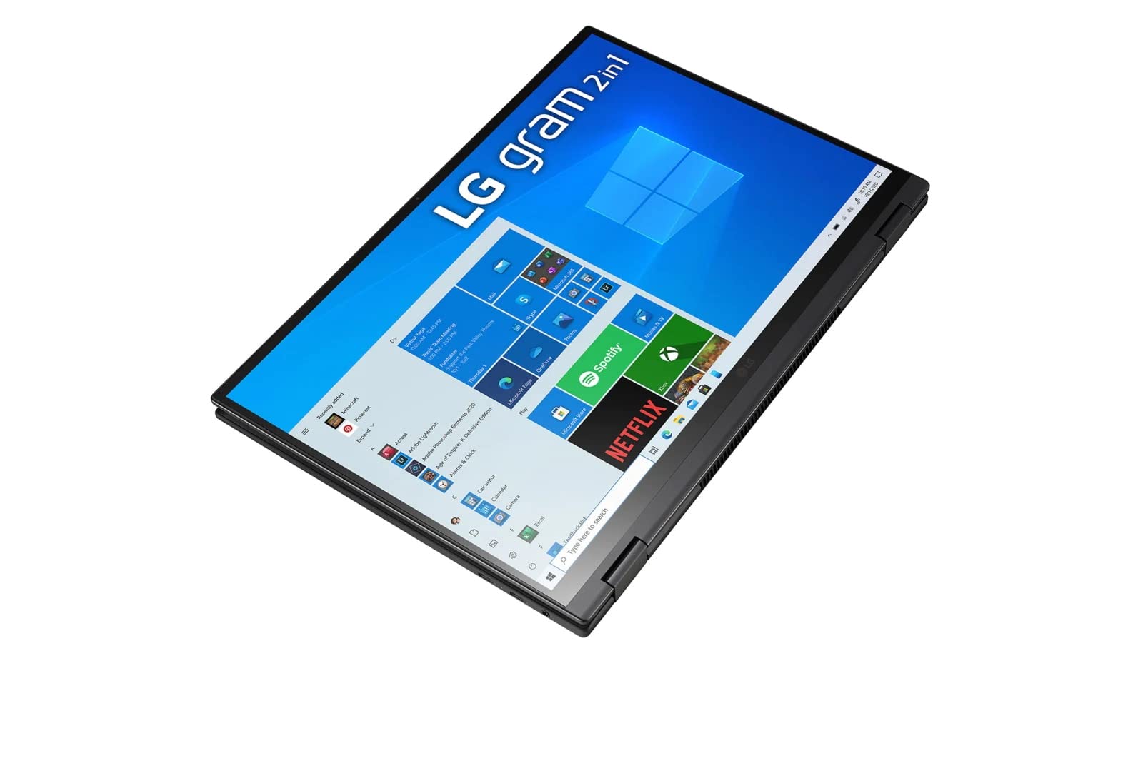 LG Gram 16 2-in-1 Laptop, Intel 4-Core i7-1165G7, 16" WQXGA IPS Touchscreen, Intel Iris Xe Graphics, 16GB LPDDR4 1TB SSD, Backlit Keyboard, Fingerprint, Thunderbolt 4, Wi-Fi 6, Win10 Pro