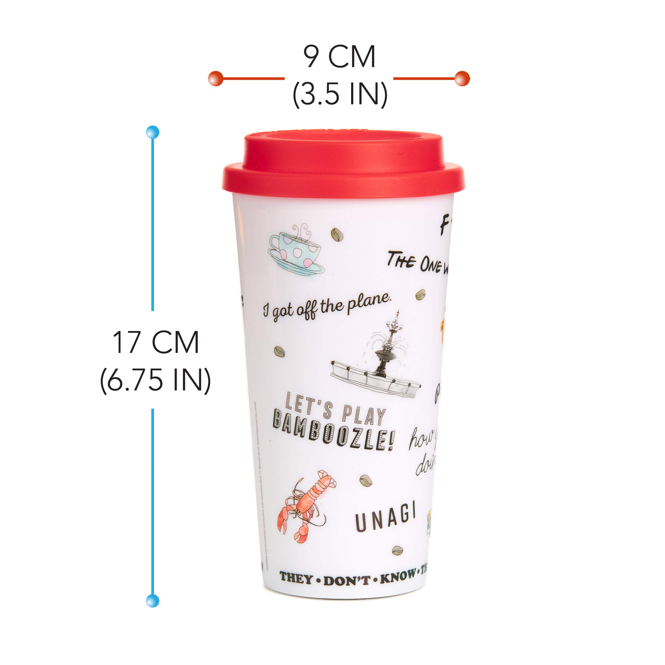 Paladone Friends Central Perk Coffee Cup Travel Mug