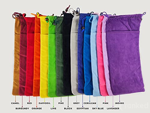 Ranked Travel Sleeve for Mechanical Gaming Keyboard | Extra Cable Storage Pouch | Dustproof (Fits 60-75% Size Keyboards, Indigo)