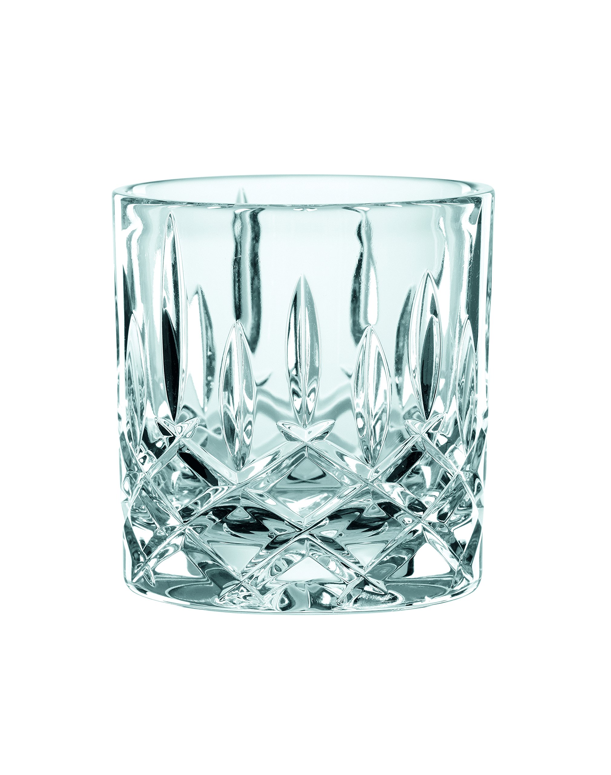 Nachtmann Brand Noblesse Collection, Single Old-Fashioned Glasses, Set of 4, Durable Crystal SOF Glass, Diamond Design, 245 ml/ 8.66-Ounce, Dishwasher Safe
