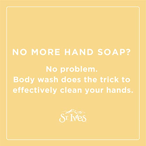 St. Ives Body Wash - Soothing Moisturizing Cleanser with Oatmeal & Shea Butter, Made with Plant-Based Cleansers and 100% Natural Extracts, 16 Oz Ea (Pack of 6)