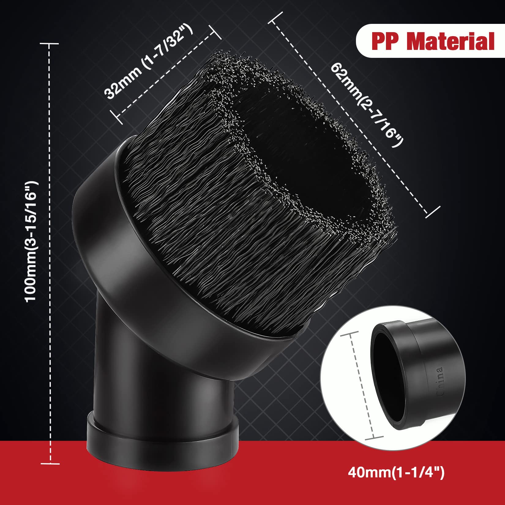 Shop-Vac 1.5 Gallon 2.0 Peak HP Wet/Dry Vacuum + 1-1/4" Round Brush, 2 Pack
