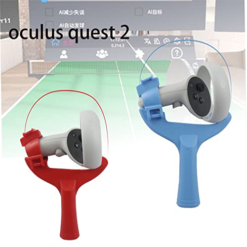 VR Controller Paddle Handle Table Tennis Racket Grip for Oculus Quest 2 VR Ping-Pong Accessories Highly Realistic Improve VR Experience