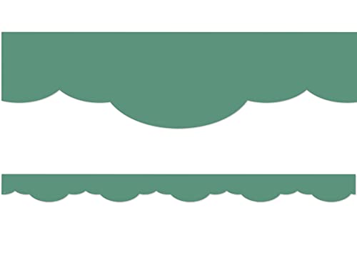 Teacher Created Resources Eucalyptus Green Fancy Scallops Border Trim (TCR9136)