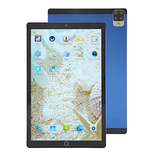 Tablet PC, 6GB RAM Type C Rechargeable 10.1in Tablet 100 to 240V Blue for Online Video (US Plug)