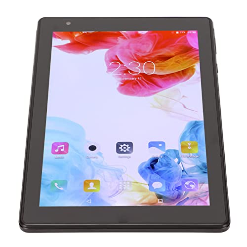 Tablet PC, Tablet Computer Black 100‑240V Dual SIM Dual Standby 2GB RAM 32GB ROM for Home Use (US Plug)
