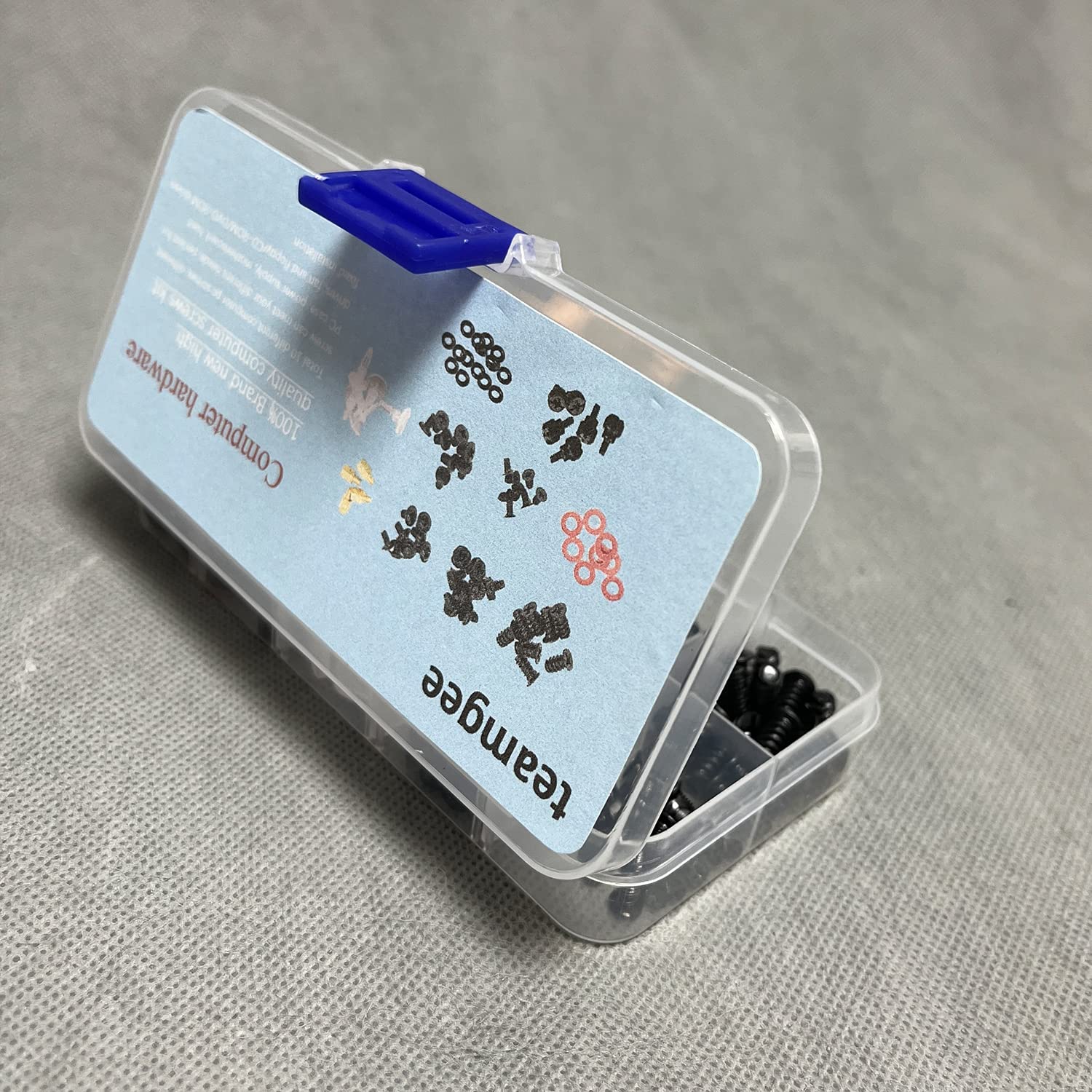 teamgee Computer Hardware, Notebook Computer Screw Kit Set, Electronic Repair Screws for Hard Drive