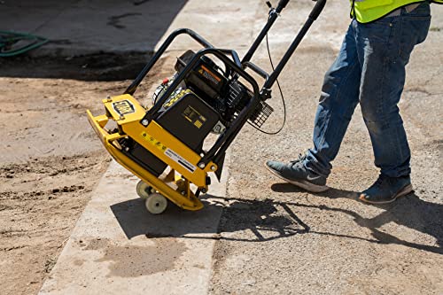 Stark USA 6.5HP Plate Compactor 21 x 21 inch Plate Gas-Powered 196cc Vibratory Plate Construction Concrete Tamper Machine Power Paver