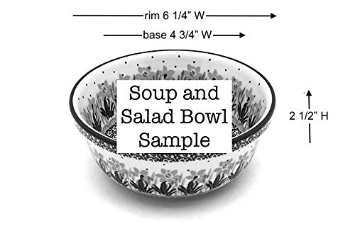 Polish Pottery Bowl - Soup and Salad - Maraschino
