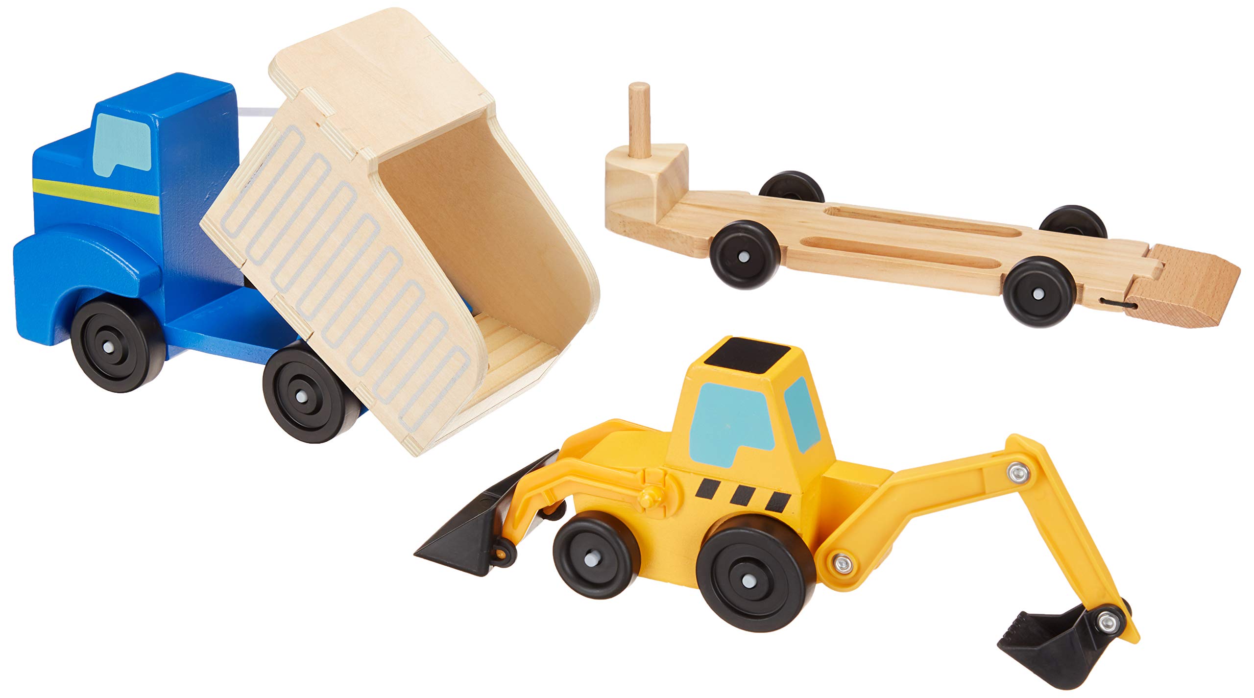 Melissa & Doug Classic Toy Dump Truck & Loader