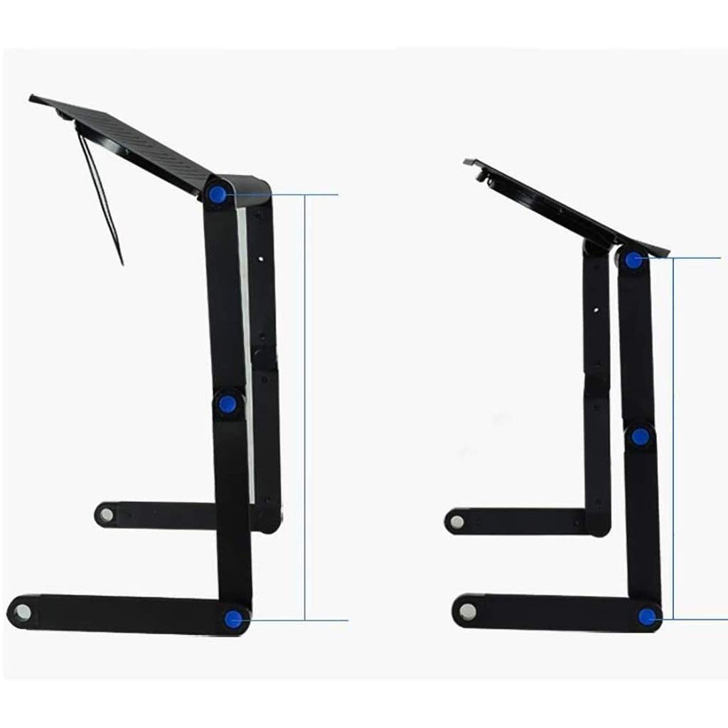KXDTZ Portable Laptop Stand, Bed Folding Computer Desk Ideal for Men and Women Students Computer Aluminum Stands