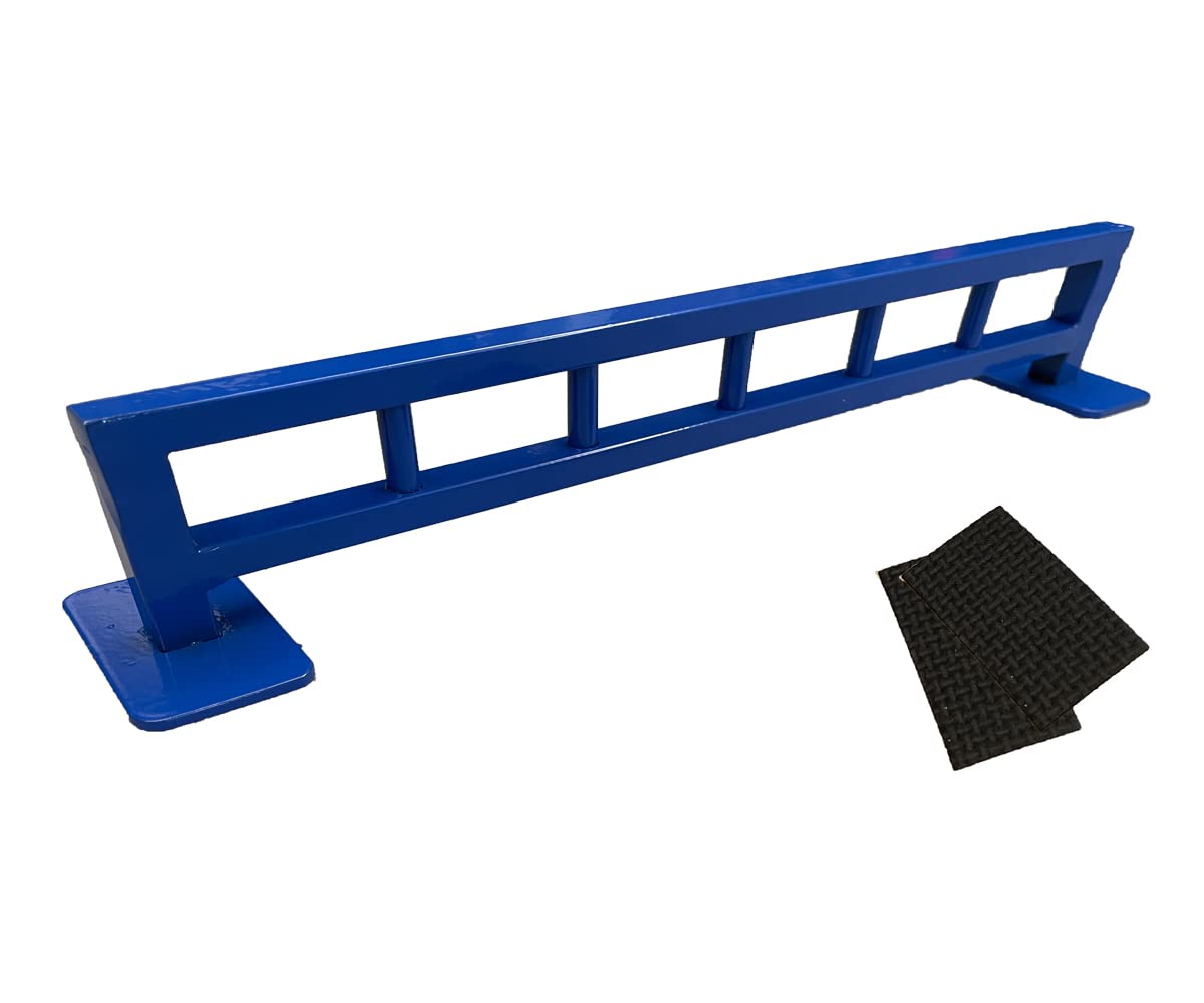 Puerkasito Fingerboard Rail Metal Fingerboard Rails Professional Fingerboard Flat Rail (Drak Blue)