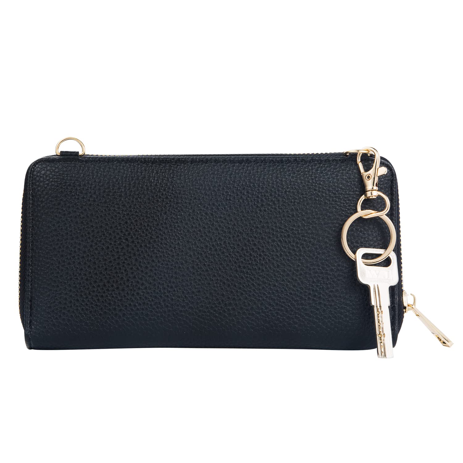 PUFER Cell Phone Purse Wallet - Phone Wallet Crossbody Bags for Women Black Wristlet Wallet
