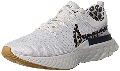 Nike Women's React Infinity 2 Running Shoe, Platinum Tint/Black-Wheat, 8.5 M US