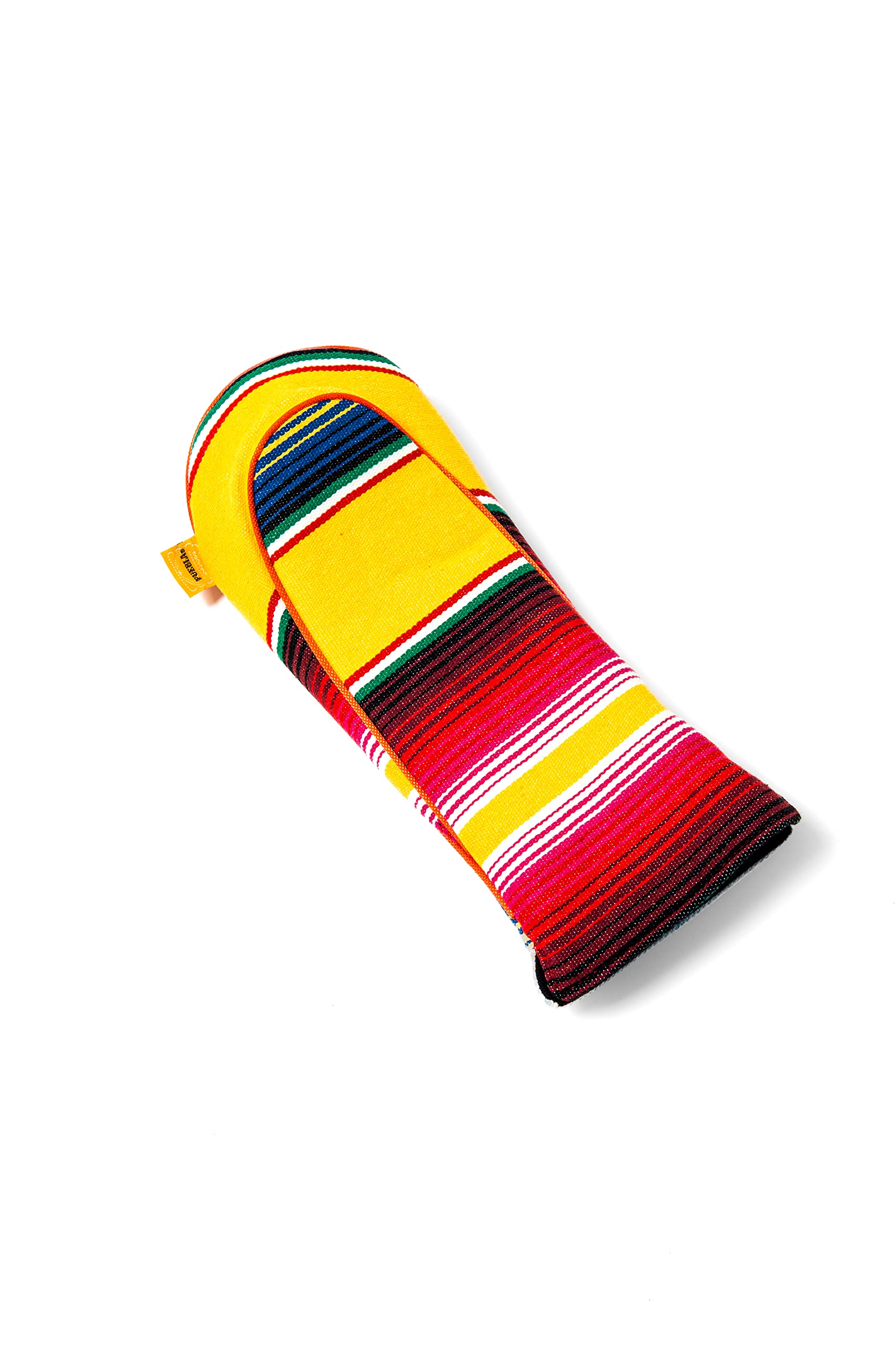 Puebla Serape Driver Cover - Yellow