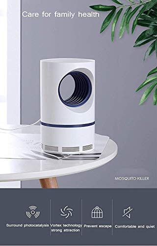 Sutify Mosquito Killer Lamp,USB Mosquito Lamp, Bug Mosquito Trap,LED Night Light for Home Bedroom Office(White)