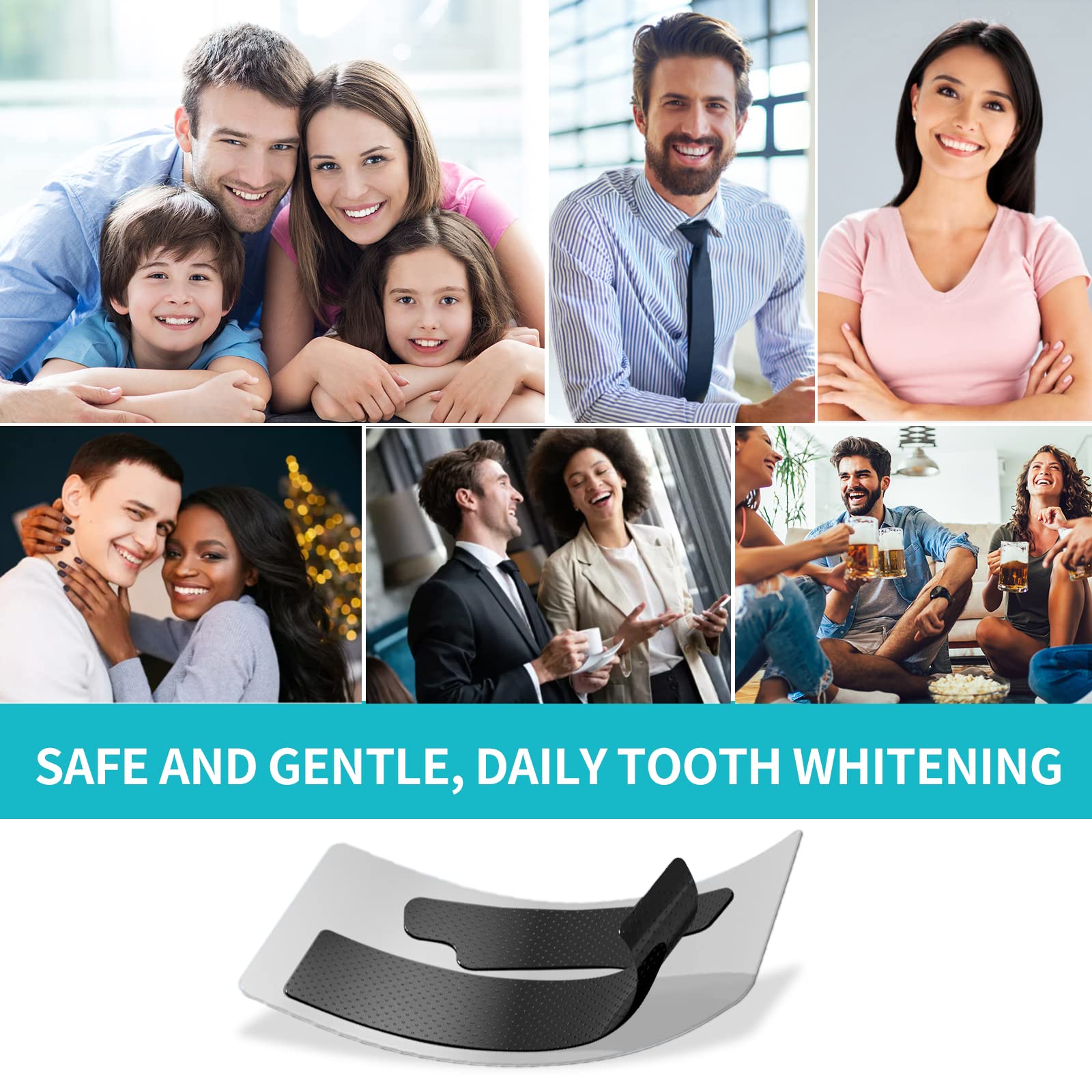 Teeth Whitening Strips for Teeth Sensitivity Free, Professional Teeth Whitening Strips kit, 14 Treatments with 28 Dental Whitener Strips, Mint Flavor