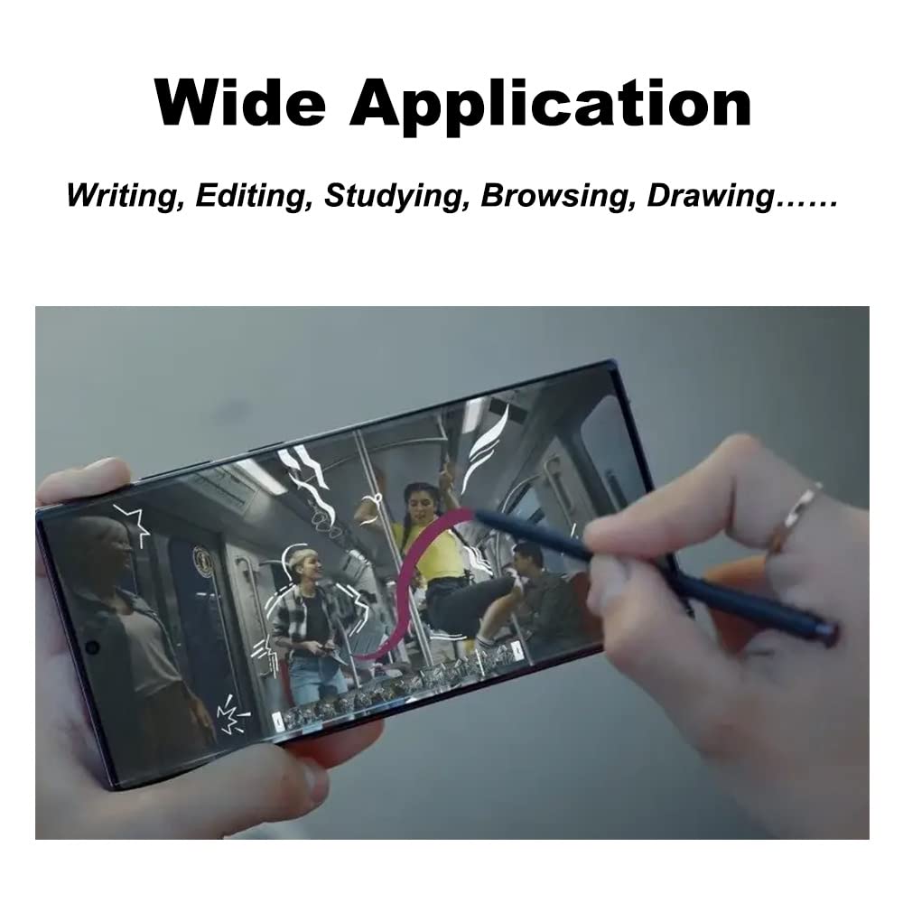 S22 Ultra S Pen withBluetooth for Samsung Galaxy S22 Ultra 5G SM-S908 Stylus Pen with Remote Control S22 Ultra Touch S Pen Replacement(Phantom Black)