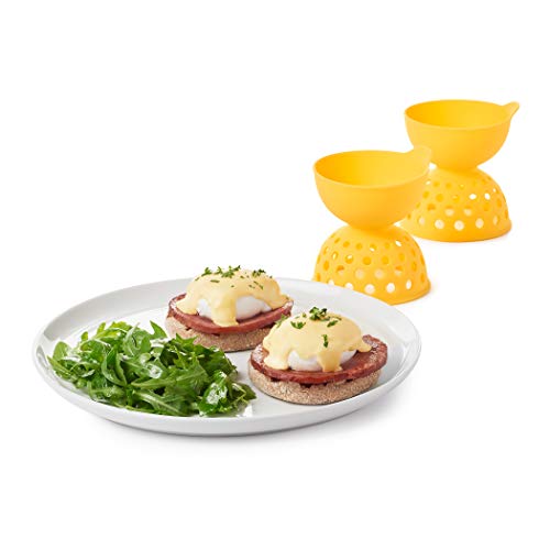 OXO Good Grips Silicone Egg Poachers (Set of 2),Yellow