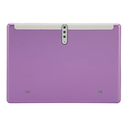 VINGVO 10.1 Inch Tablet, Phone Tablet 4GB RAM 64GB ROM Purple for Entertainment (US Plug)