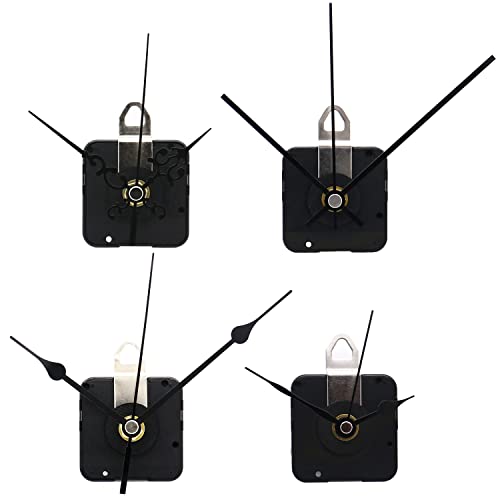 TIKROUND Youngtown 12888 Quartz DIY Wall Clock Movement Mechanism Repair Parts Replacement Kit Sweep Silent Movement,17 mm (43/64 inch) Shaft Length 9.5 mm (3/8 inch) Thread Length.