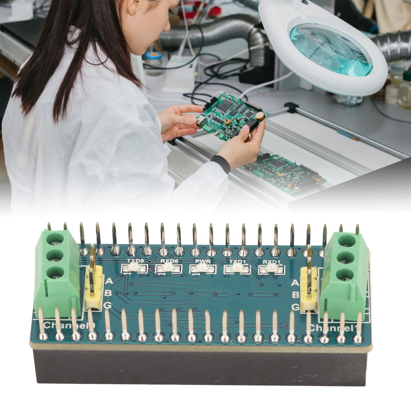 VINGVO 2CH RS485 Board, Dual Channel Expansion Board for Development