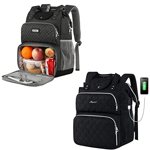 Mogplof Lunch Backpack+ Laptop Backpack for women