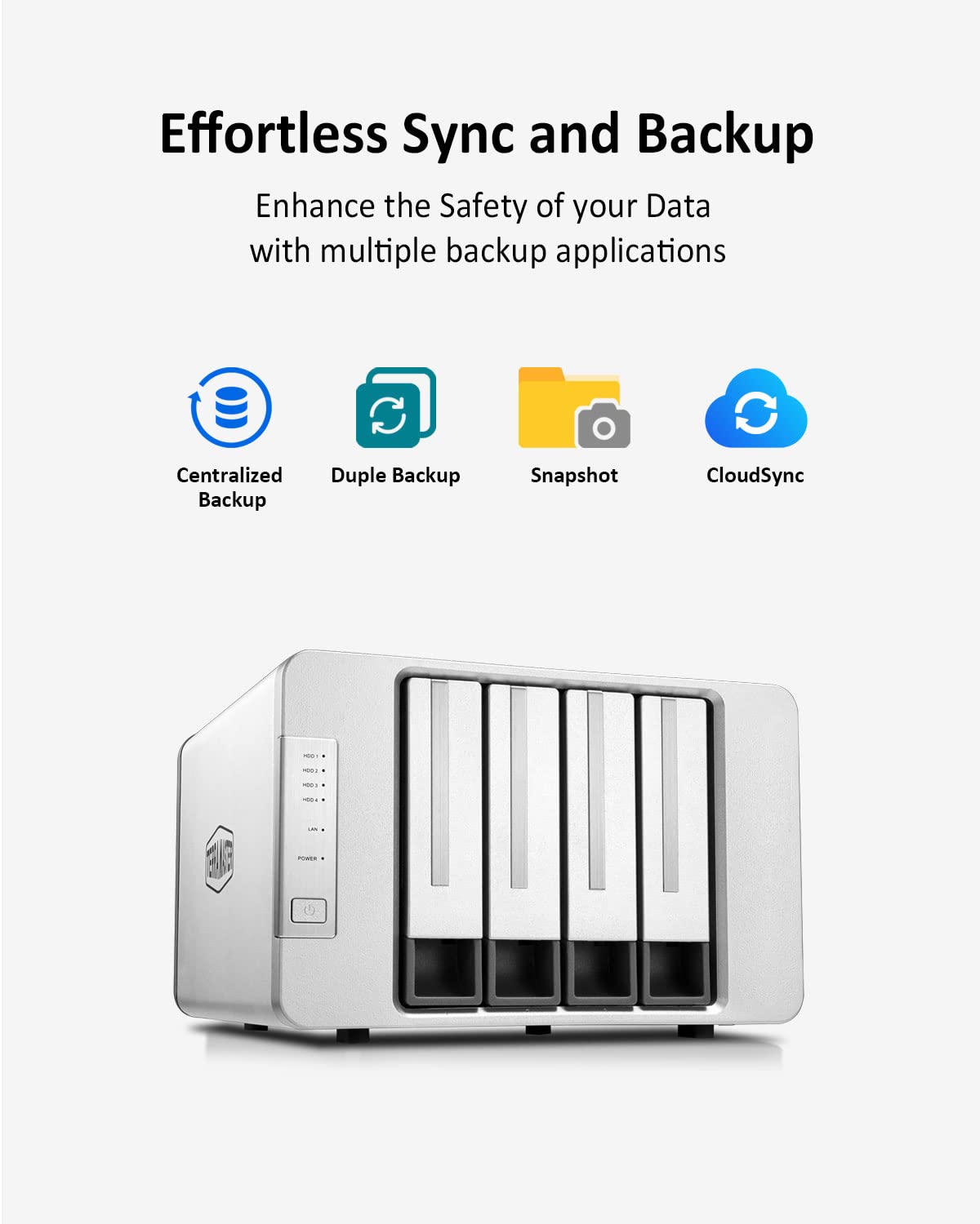 TERRAMASTER 2.5GbE NAS Server 4Bay F4-423 + 16GB DDR4 RAM