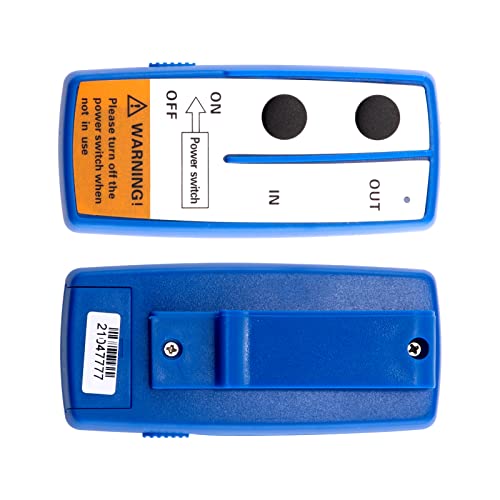 Wsays Wireless Winch Remote Control 100FT 12V Switch Handset Compatible with Most Brands of Recovery Blue with Twin Handset