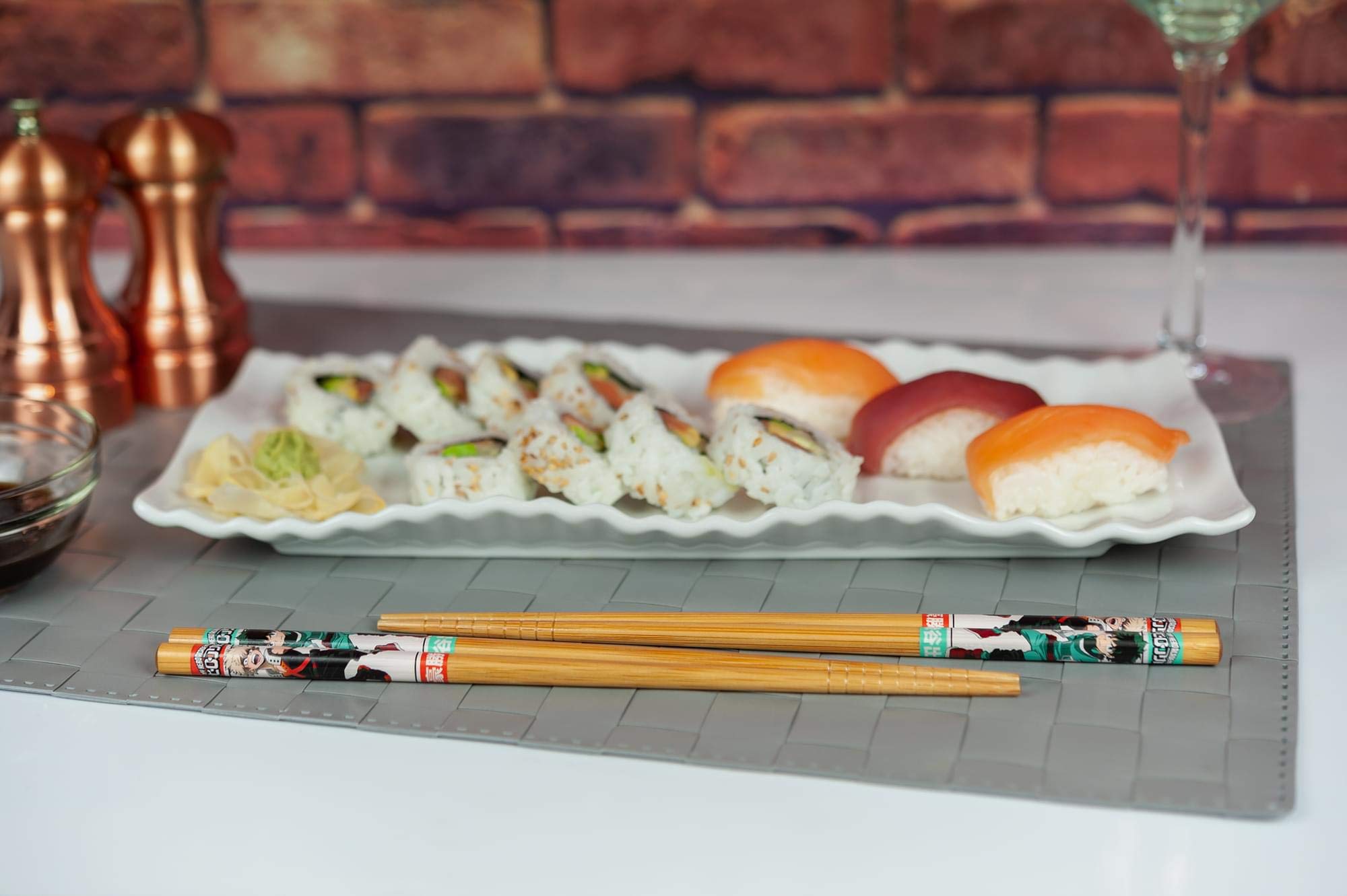 My Hero Academia Chopsticks, Set of 2 My Hero Academia, Deku, Todoroki, All Might, Plus Ultra, Bakugo