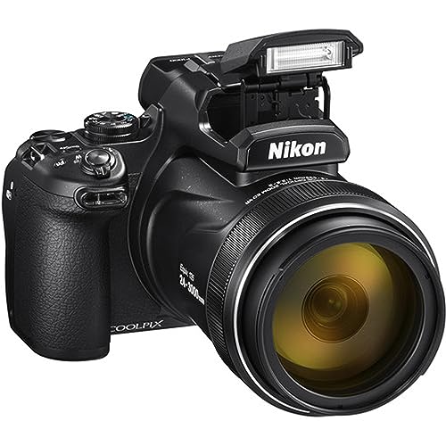 Nikon COOLPIX P1000 Digital Camera + 2pc 64GB Memory Cards + Filters + Case & More