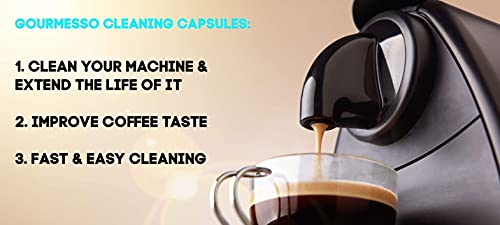 Nespresso Cleaning Pods - 10 Cleaning Capsules for Nespresso Original Machines. Cleaning Kit for Better Tasting Coffee!