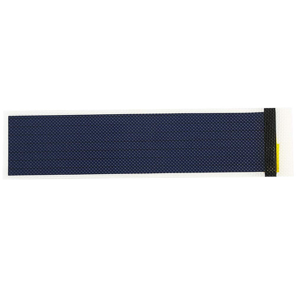 JIANG Flexible Solar Panel Solar Cell Small Thin Film Solar Panel DIY Solar Power Panel Science Experiments 0.5W/1.5V/360MA (Black)