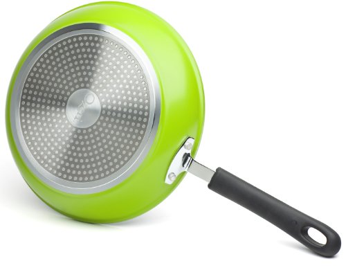 Ozeri Frying Pan 3-Piece Set (8", 10", 12") β 100% PTFE PFC, APEO, GenX, NMP and NEP-Free German-Made Coating, Green