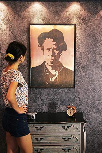 Tom Waits Wall Art. Portrait, Music Lover Gift, Metal Artwork. A Groundbreaking New Way to Display Your Preferred Art on Brass or Copper. Bar, Restaurant Decor, Poster, Man Cave