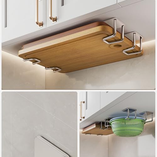 XINAJUND Versatile Kitchen Organizers Storage Rack with Elegant Designs EAS Use Home Accessory for Board and Lid Storage