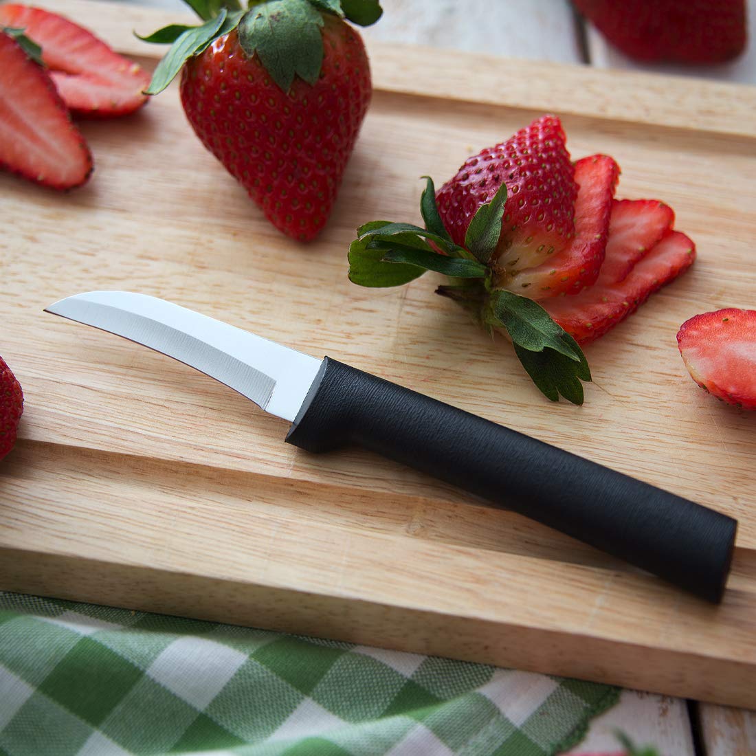 Rada Cutlery Meal Prep 4-Piece Paring Knife Gift Set β Stainless Steel Blades and Steel Resin Handles