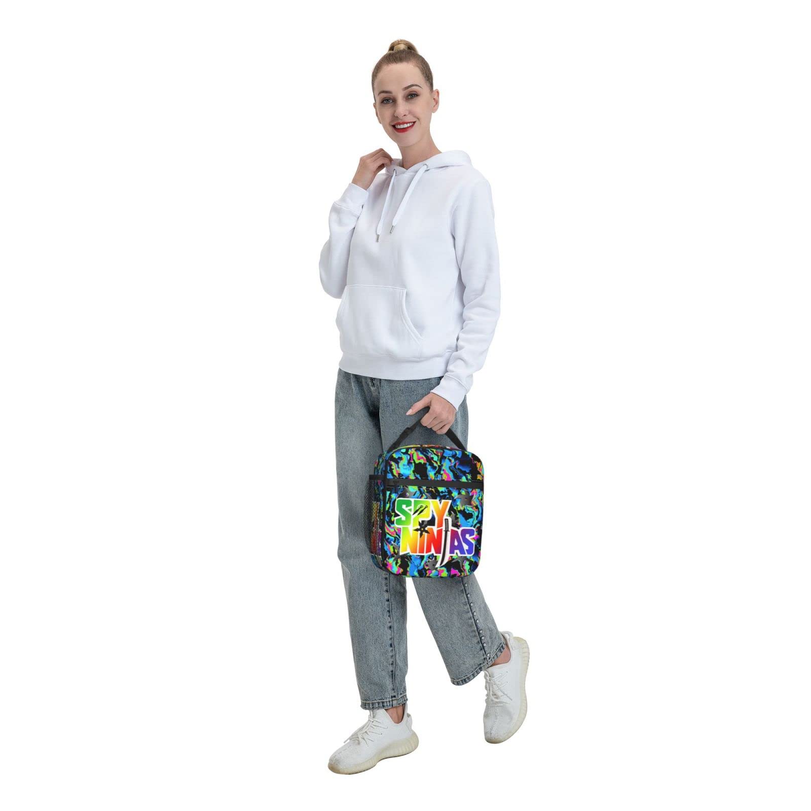 NKISMOODM Fantasy Tote Lunch Bag Reusable Insulated Zipper Handbag Portable Lunchbox Cooler Bags For Work Picnic Camping