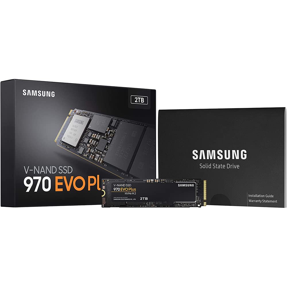 SAMSUNG MZ-V7S2T0B/AM 970 EVO Plus NVMe M.2 SSD 2TB Bundle with Lexar 32GB High-Performance 800x UHS-I SDHC Memory Card + Deco Photo 6 x 6 inch Microfiber Cleaning Cloth